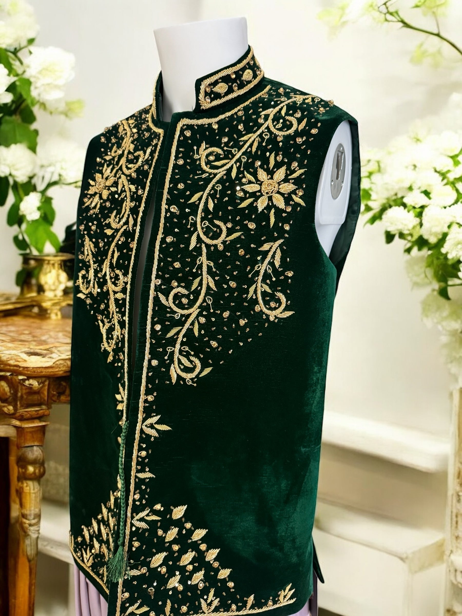 Designer Vestcoat – Stylish Luxury Vests for Men – Luqmaan Boutique